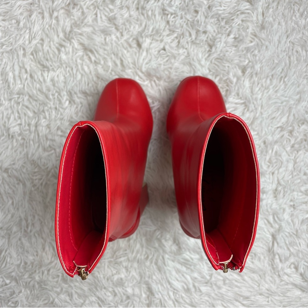 Red Litten Platform Boots Lemon Drop Dolls Kill Nwot … - Gem